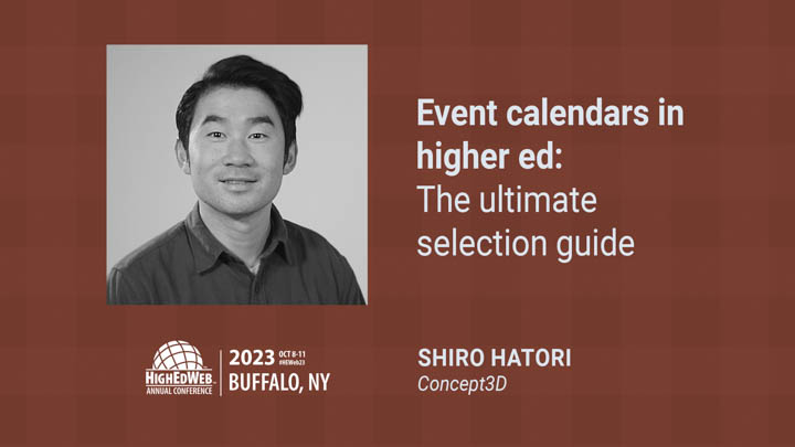 Event calendars in higher ed: The ultimate selection guide - Membership ...